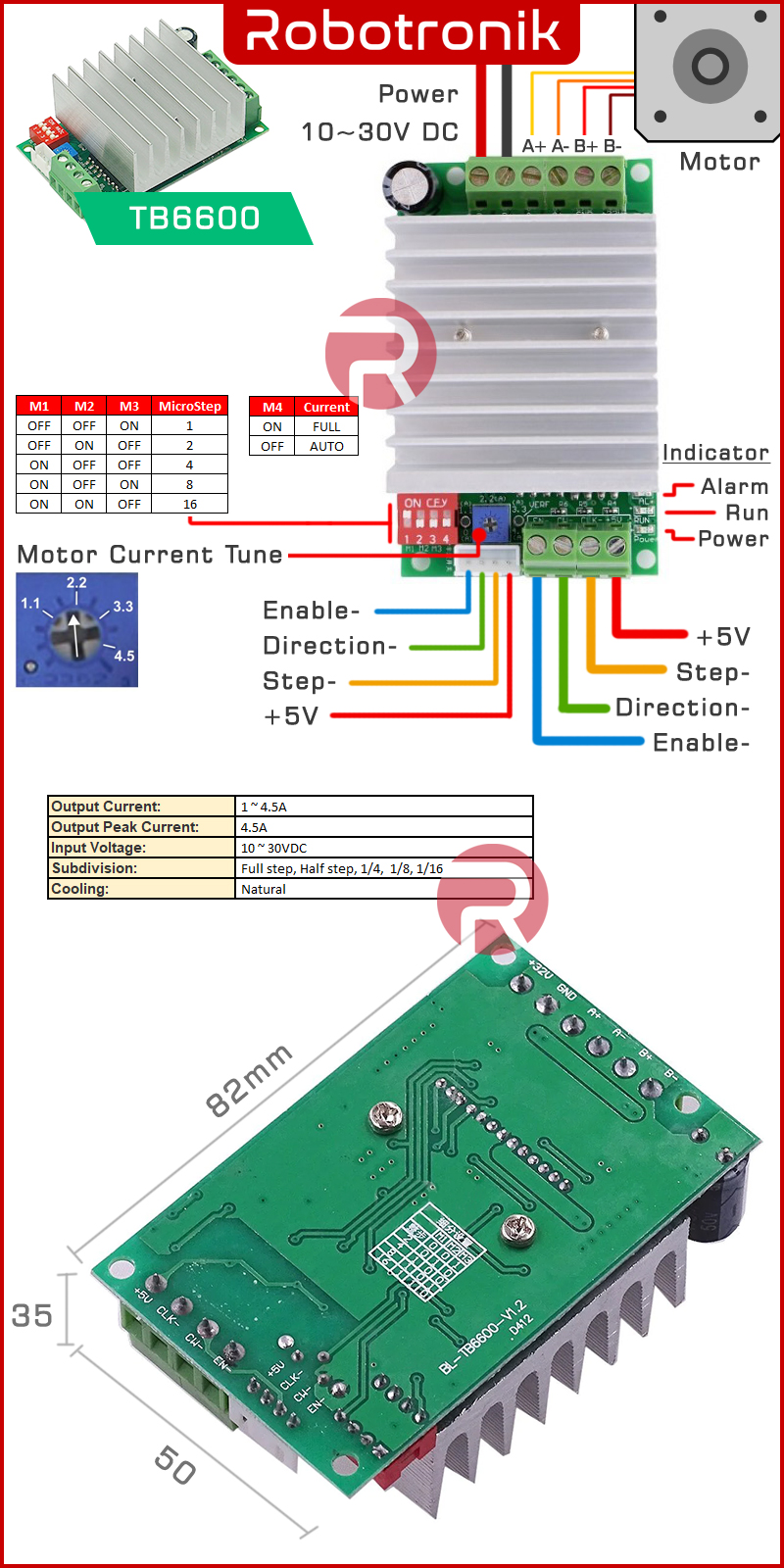 Stepper Motor Driver - DM 542 556 860H TB67S109 TB 6560 6600 | Shopee Malaysia