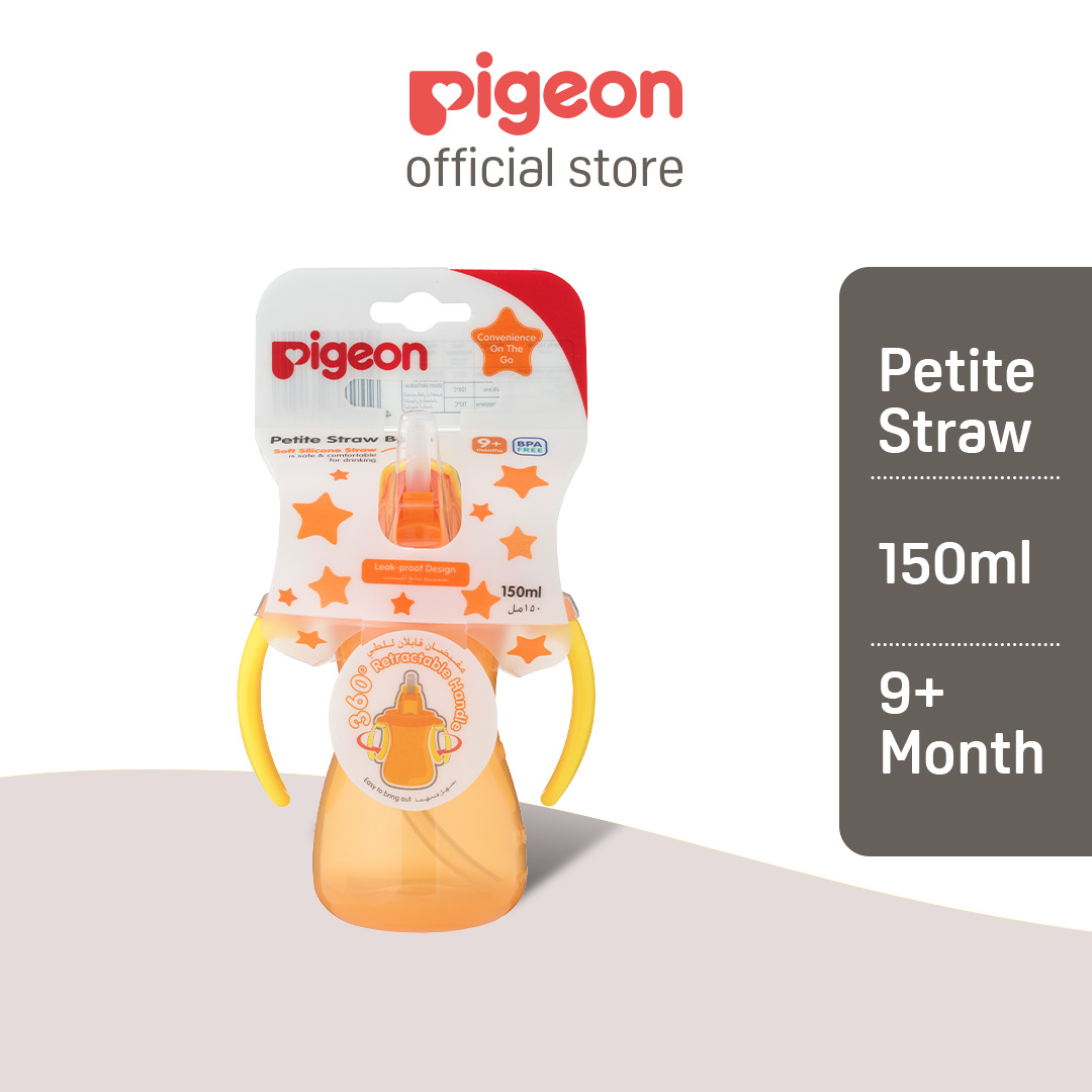 PIGEON Petite Straw Bottle (150ml) | Shopee Malaysia