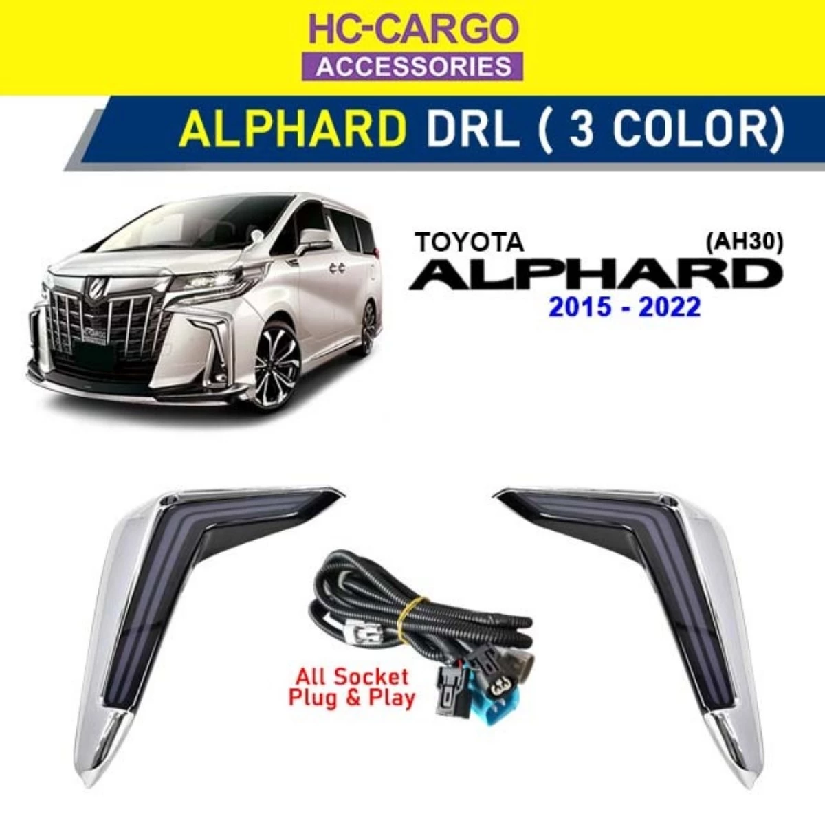 Toyota Alphard 2015 2022 DRL Daylight Running Signal Welcome Light ...