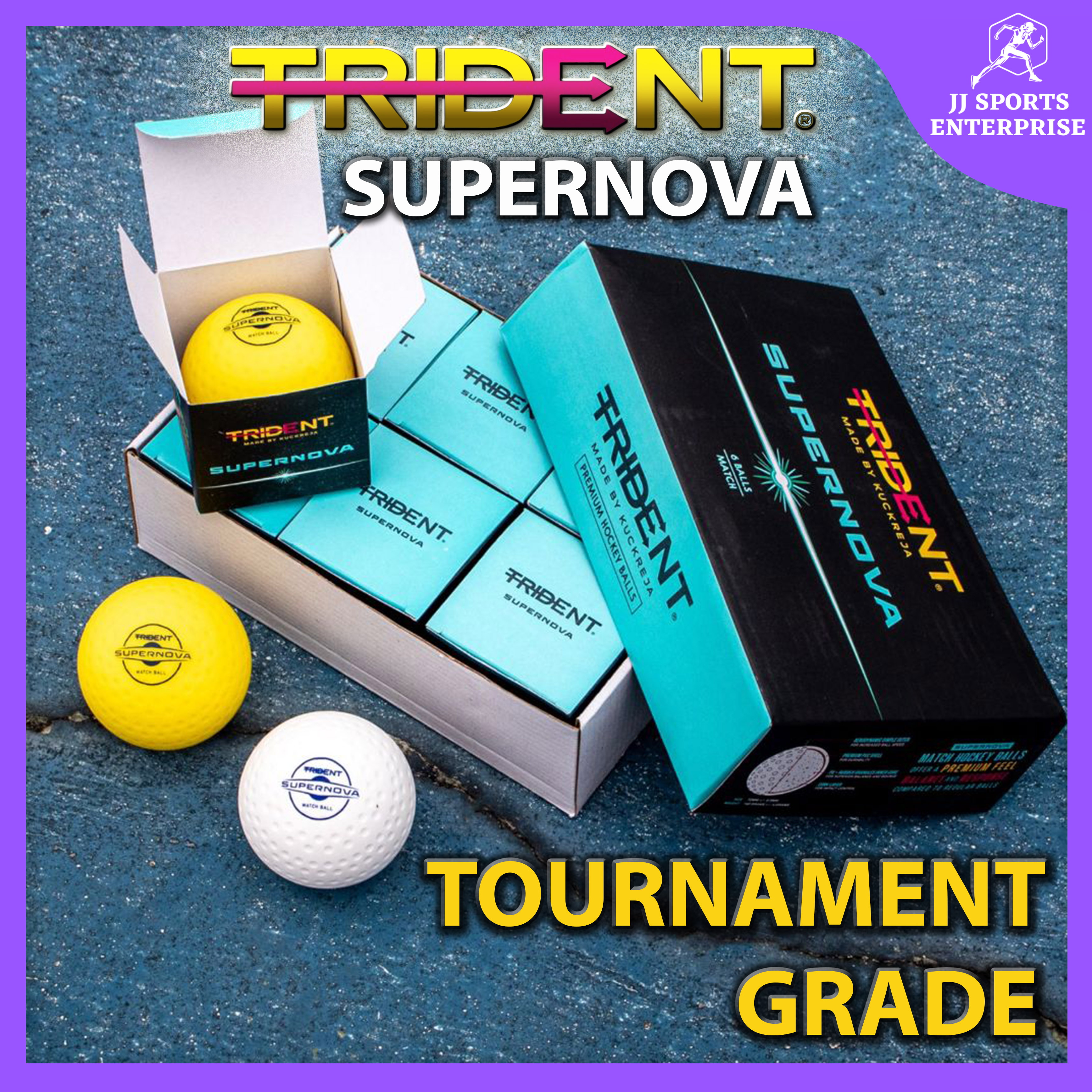Trident Supernova Hockey Ball Tournament Hockey Ball Bola Hoki ...