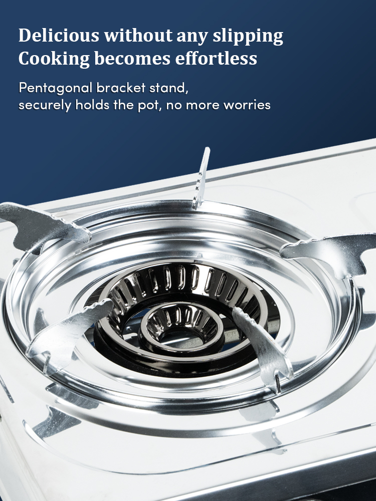 Riino Stainless Steel Hybrid Tabletop Infrared & Gas Cooker SS1039 ...