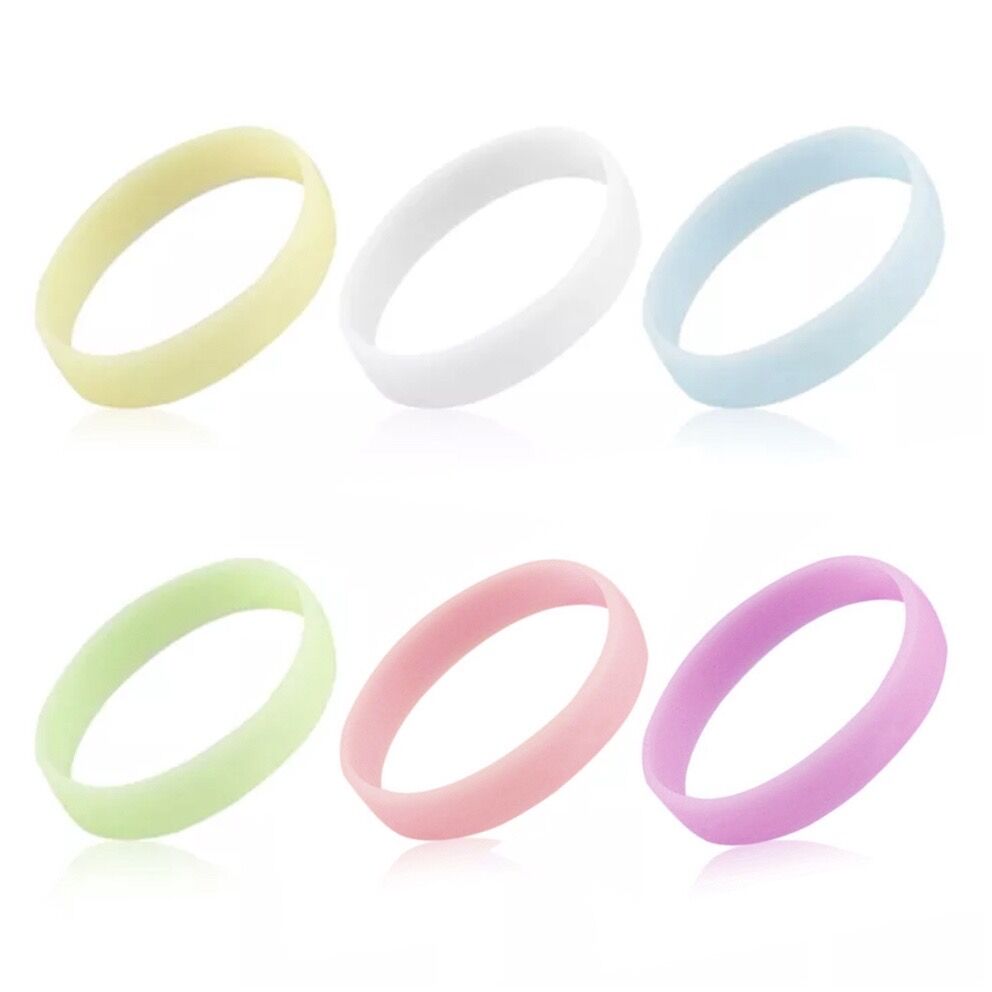 🔥ready stock🔥 100PCS 202x12mm Glow In The Dark Silicon Wristband ...