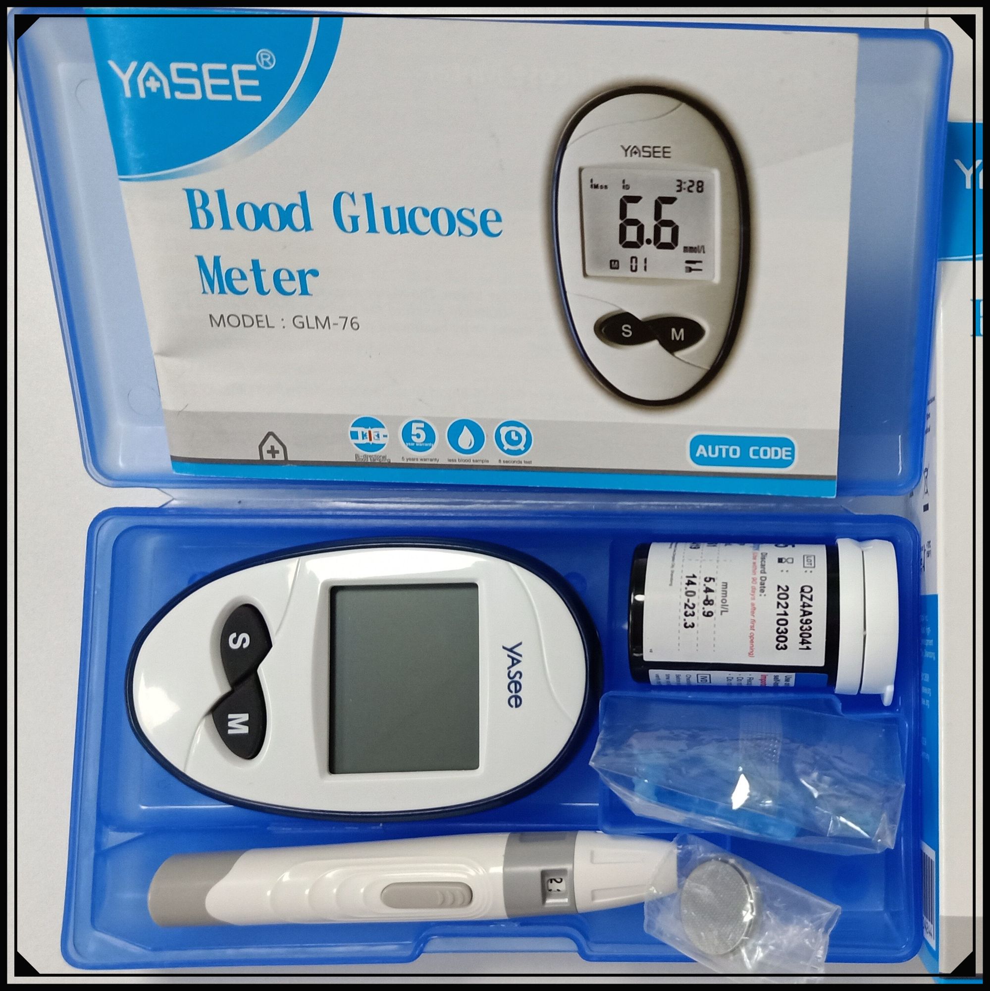 【Kelulusan KKM】Yasee Glucometer Blood Glucose Monitor Glucose Meter ...