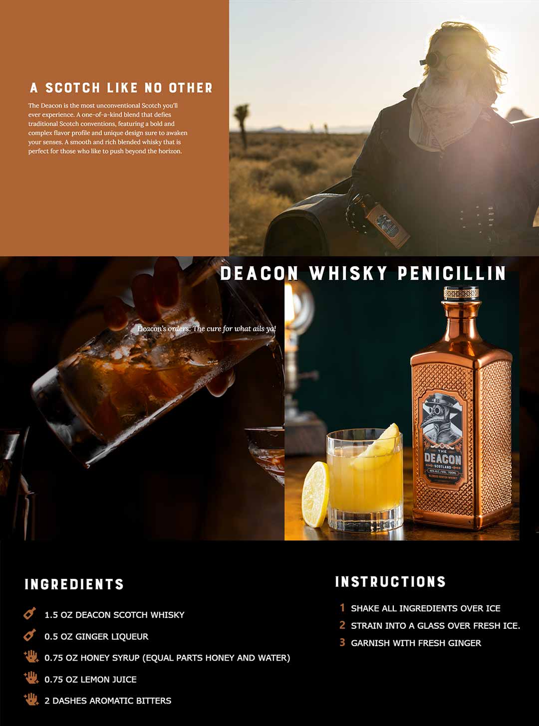 The Deacon Blended Scotch Whisky (700ml) | Shopee Malaysia