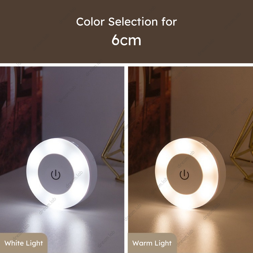 Stick Tap Push Touch Lamp Portable Lamp LED Night Light 3 Color ...