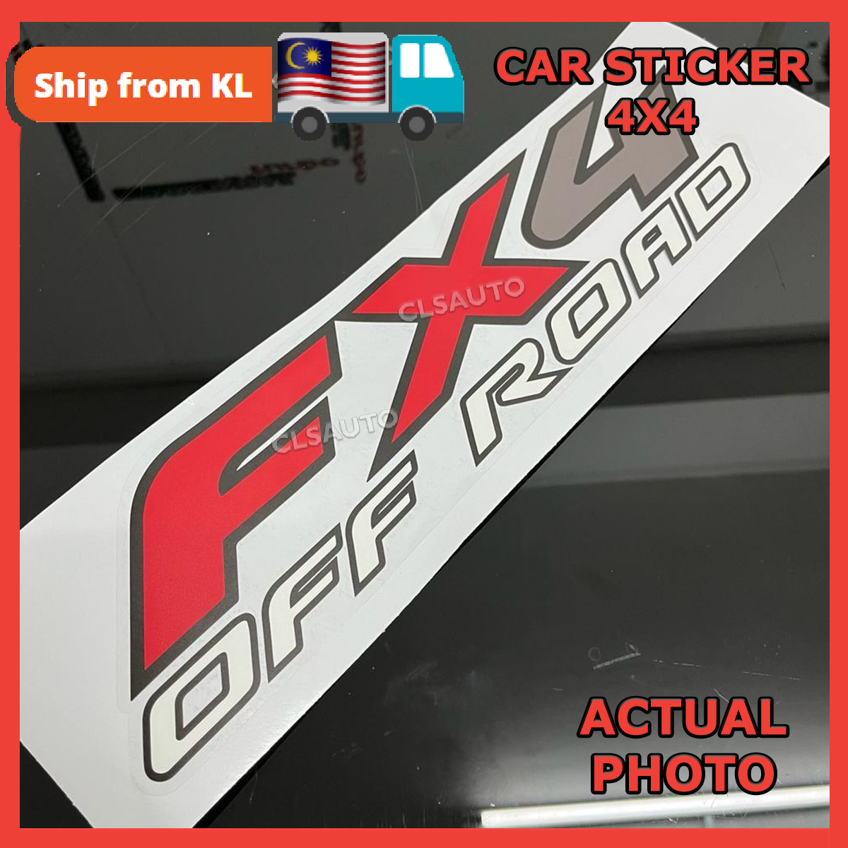 Ford FX4 Sticker 4x4 Offroad Car Body Side Trunk Boot Fender Decal ...