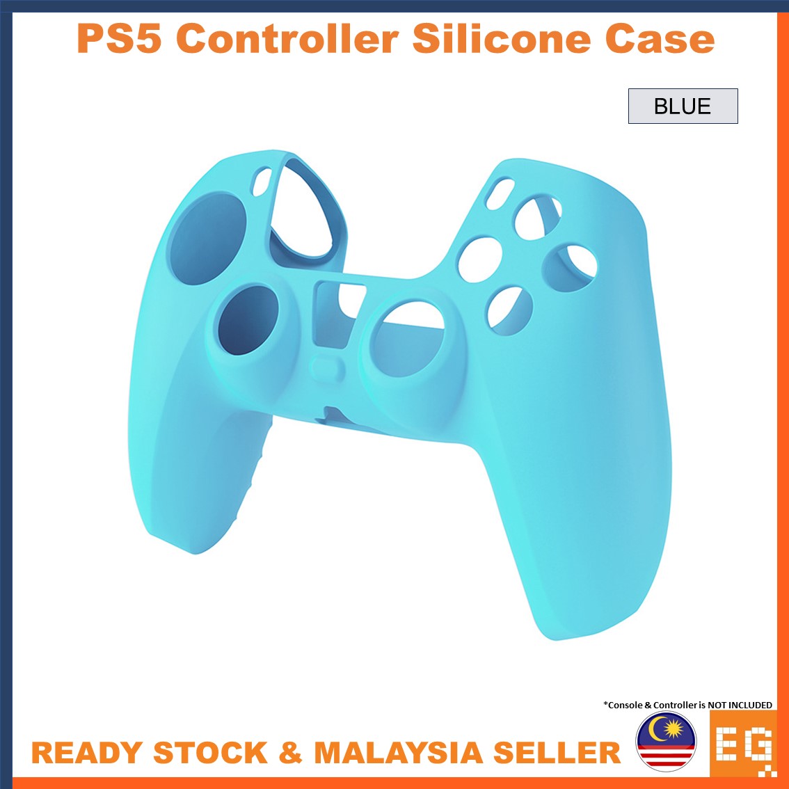 PS5 Controller Silicone Soft Case Translucent Shell DualShock5 Cover ...