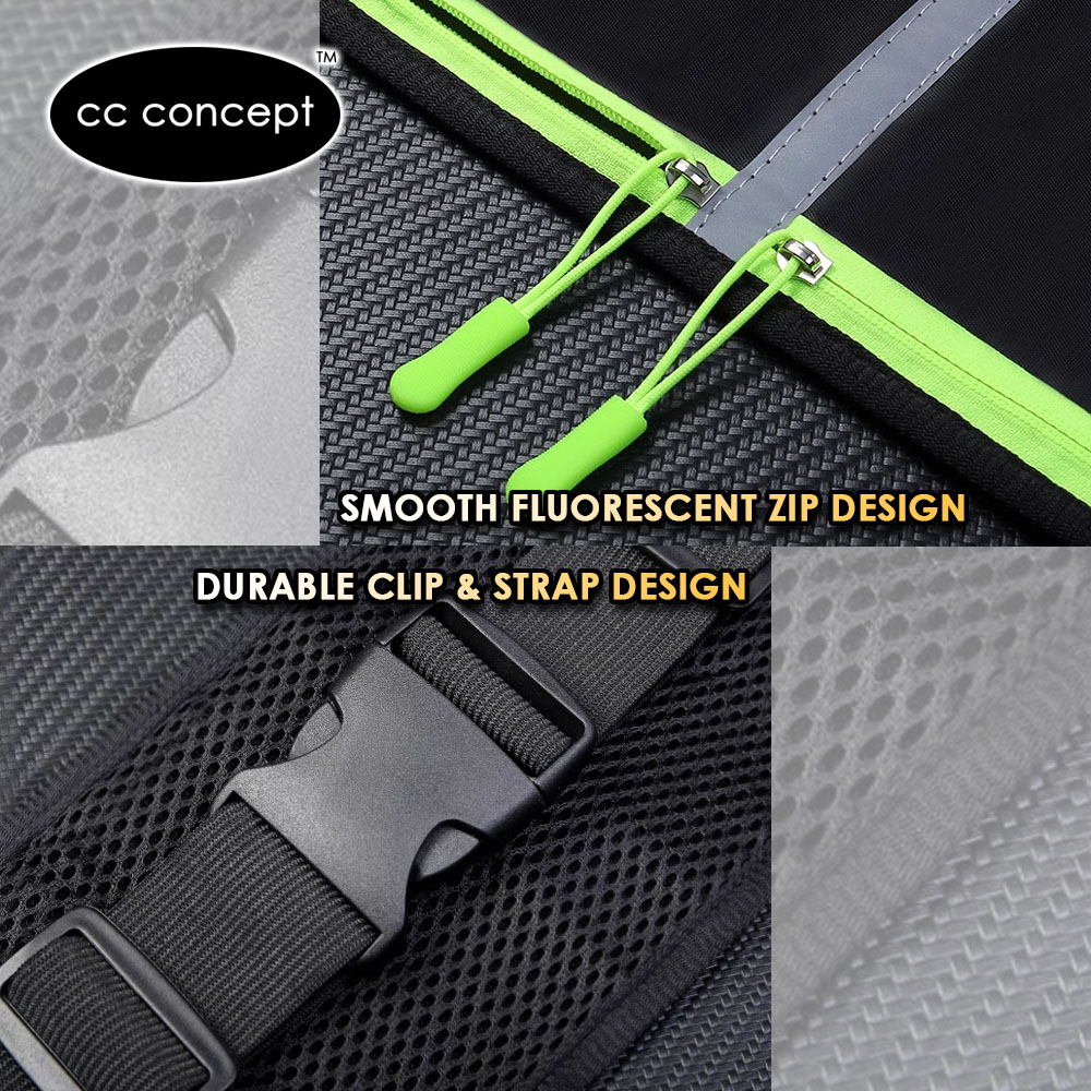 CC CONCEPT New Waterproof Sport Waist Bag Outdoor Pouch Jogging Running ...
