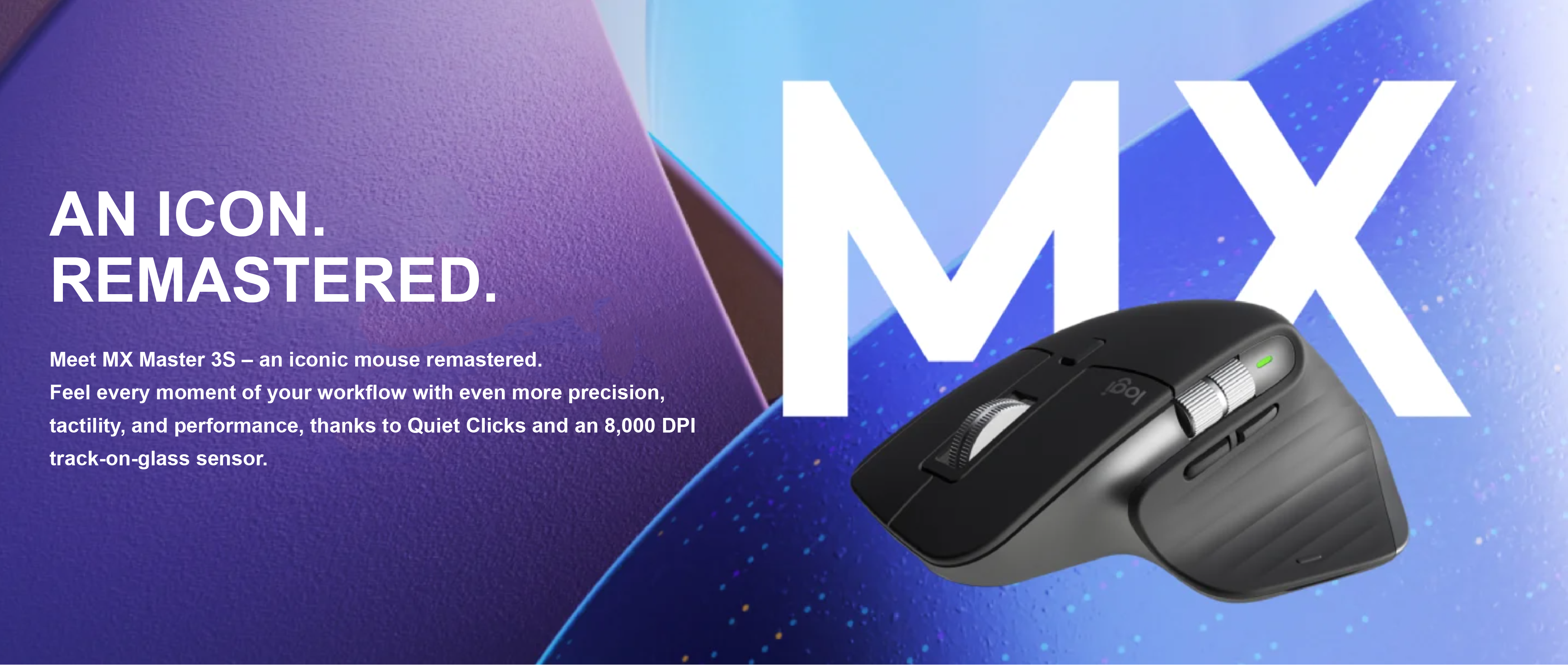 LOGITECH MX MASTER 3S Wireless Mouse with 8 DPI, Ultrafast Magspeed ...