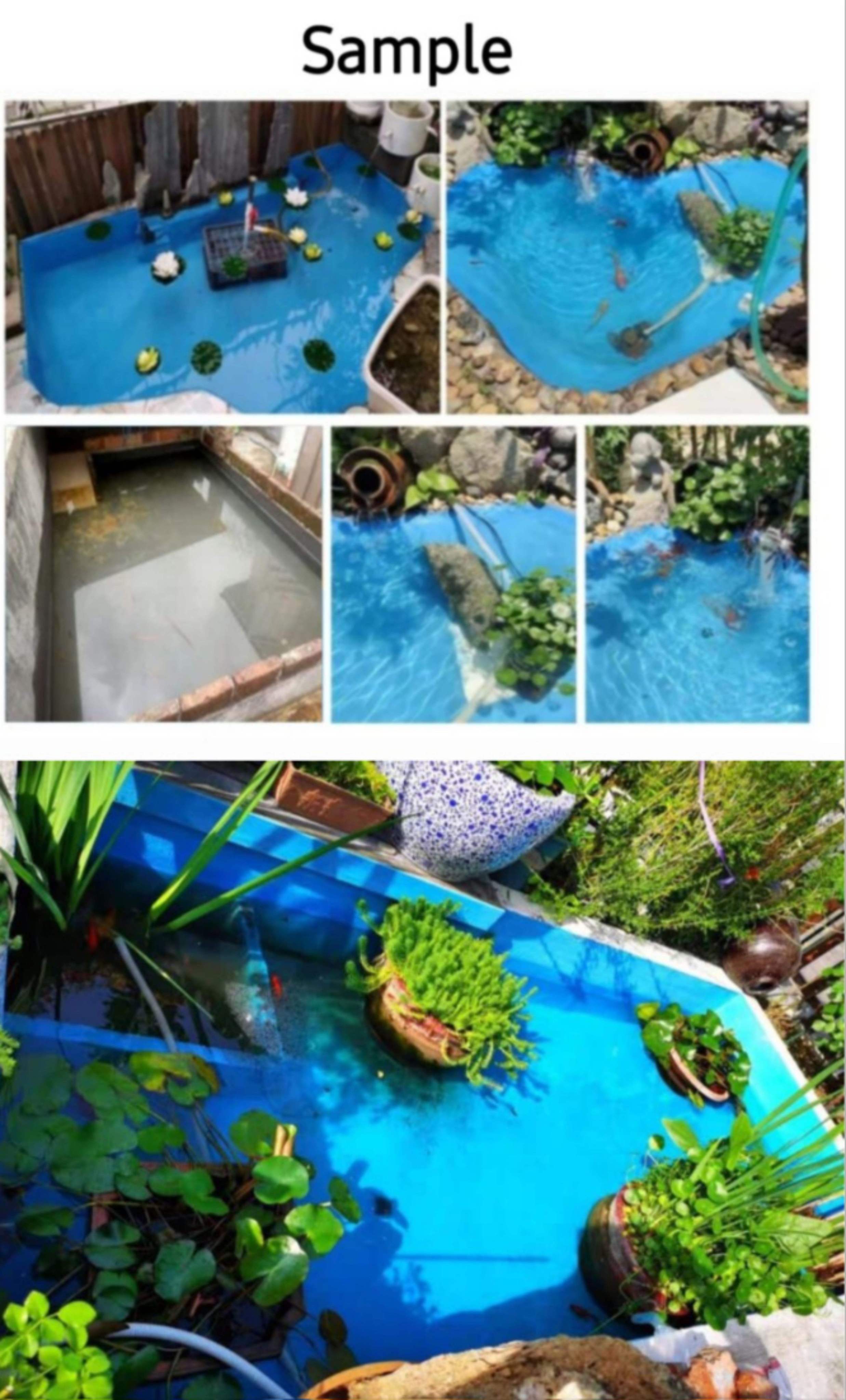 K11 Pond Waterproof (10kg) Fish Pond Cat Kolam Ikan Aquarium Swimming ...