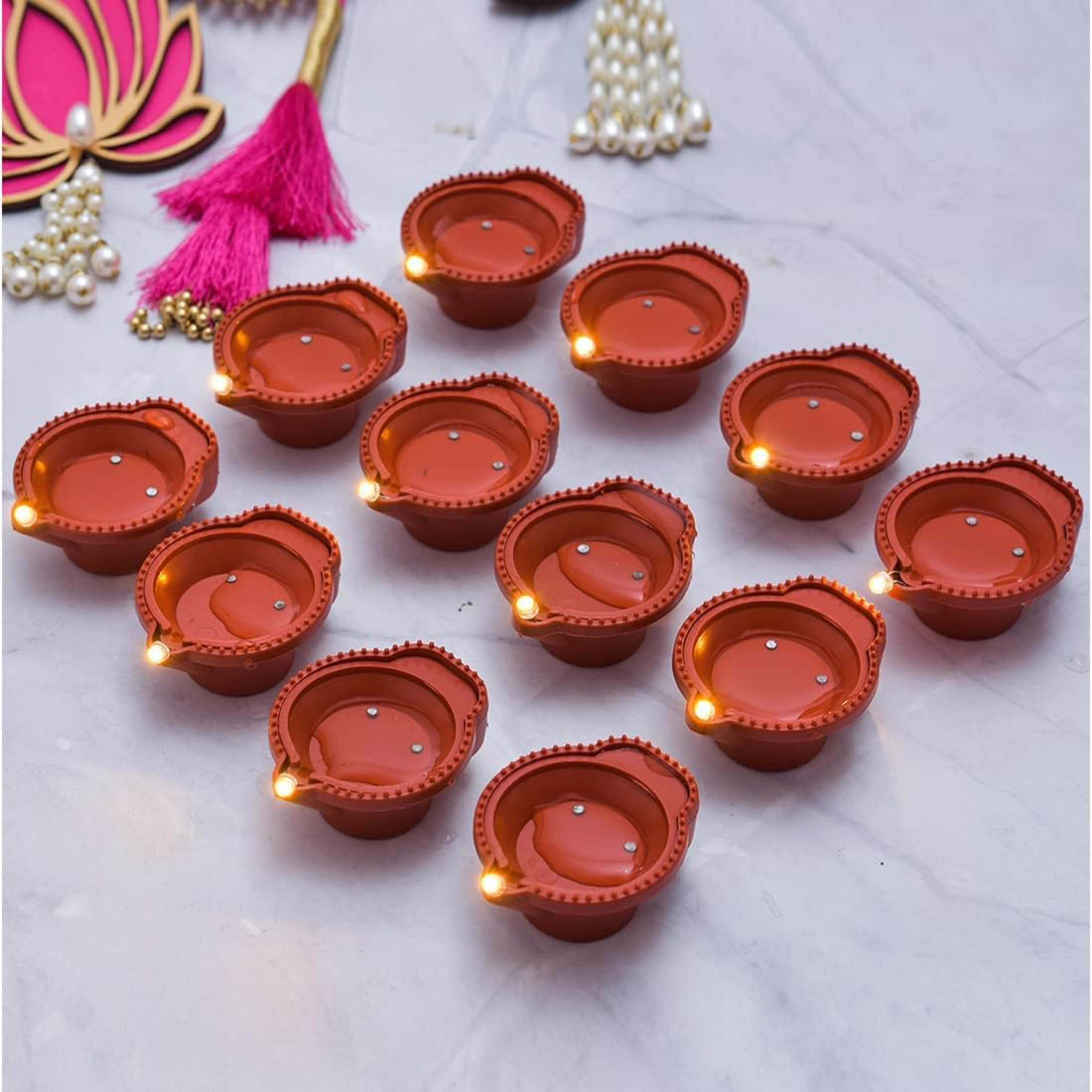 Good Quality India Water Sensor/Button Battery Diya/Agal Vilakku LED ...