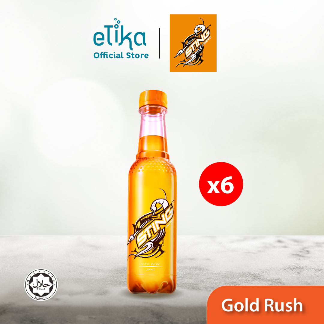 STING Gold Rush/Berry Blast 400ml x 6 bottles (M. Cluster) | Shopee ...