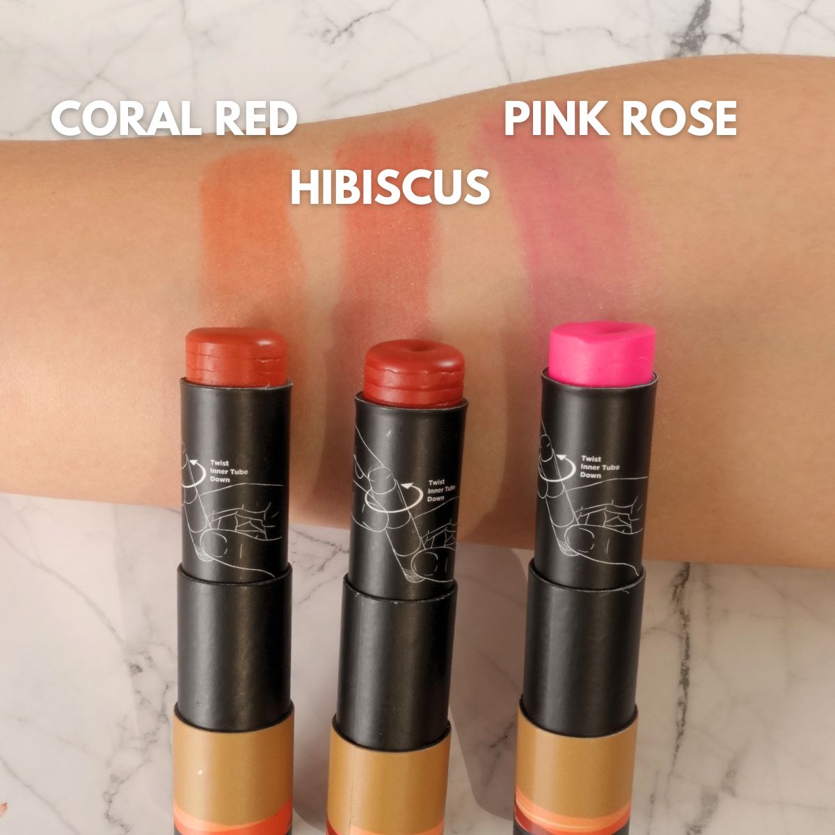 hygr Natural Tinted Lip Balm Bundle - Trio Red | Shopee Malaysia