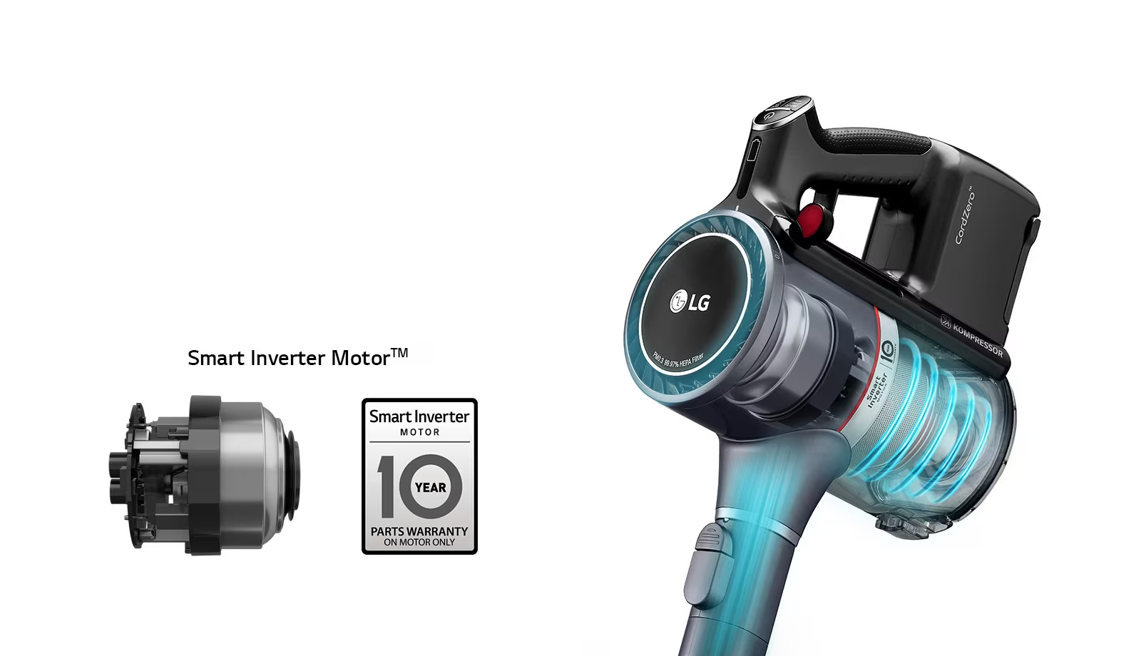 LG A9K-MAX CordZero Vacuum Cleaner with Kompressor Technology A9K ...