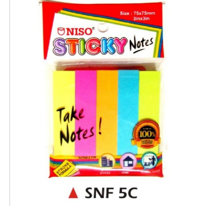 NISO STICKY NOTES ( SNF5C3X3 ) | Shopee Malaysia