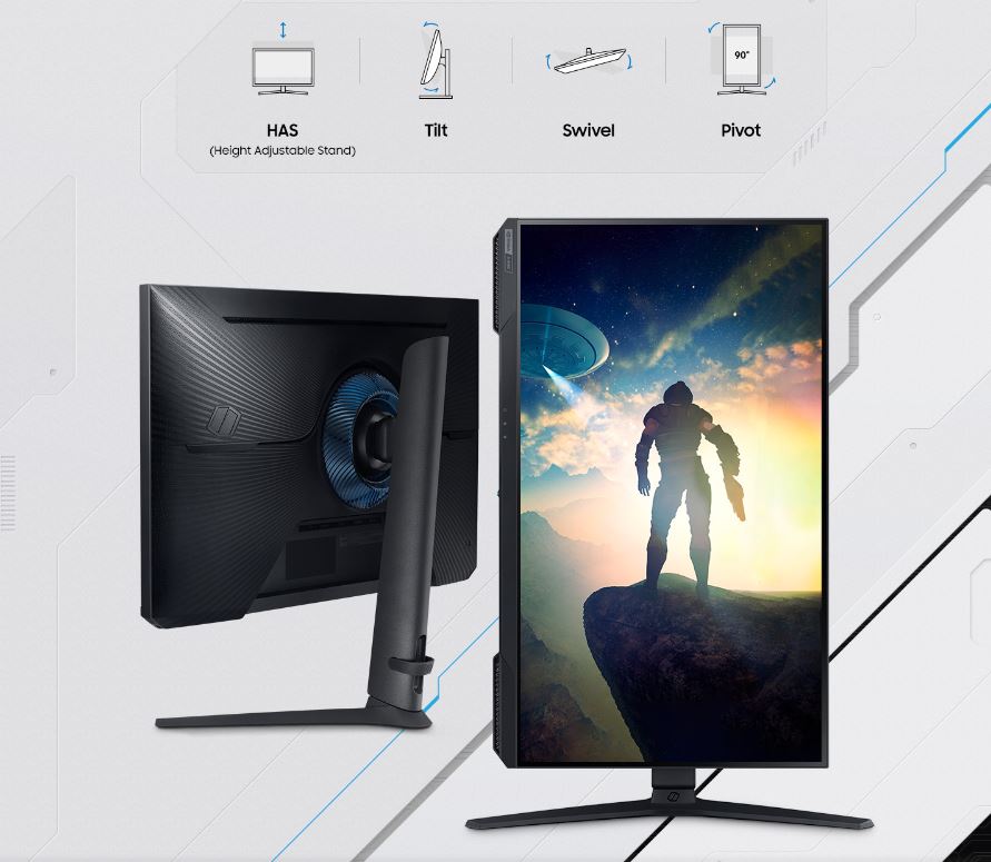 SAMSUNG ODYSSEY G50A GAMING MONITOR 27"/32" IPS QHD HDR10 165Hz 1ms ...