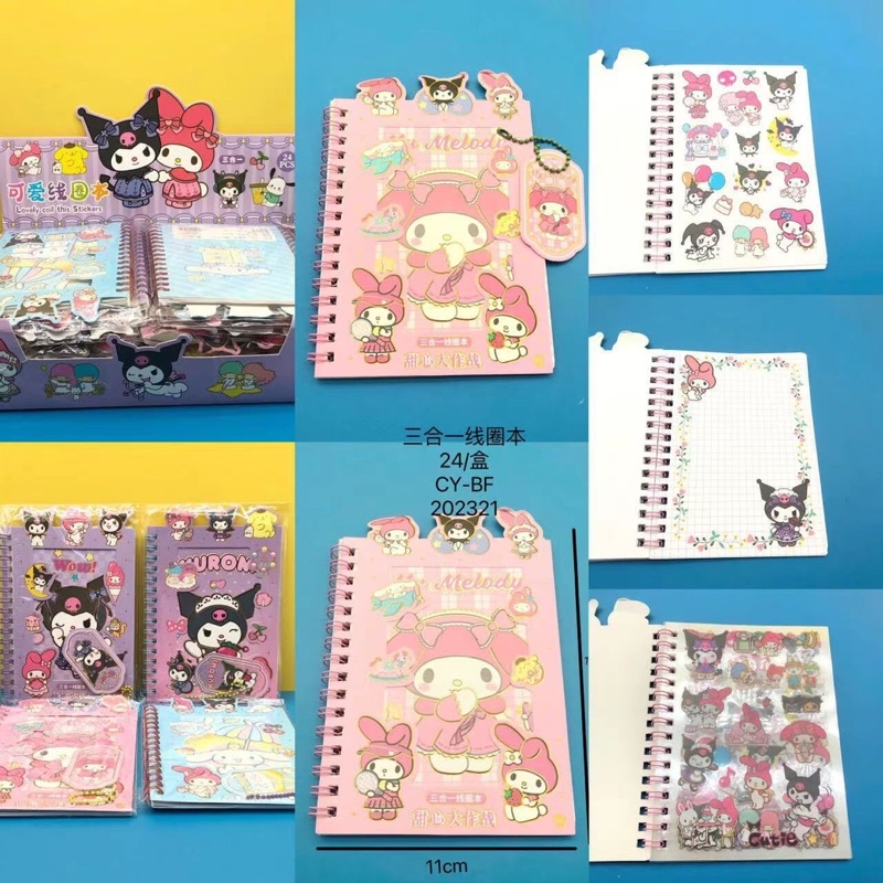 SNT(CY-BF 160) Stiker Buku Nota Sticker Cute Notebook Pad Sticker ...