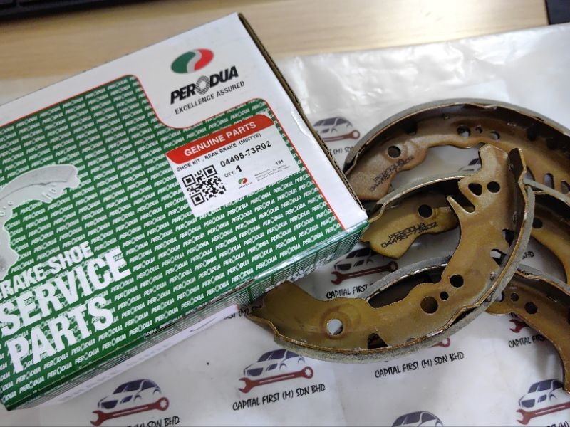 DISC BRAKE PAD FRONT & REAR BRAKE SHOES (ORIGINAL) PERODUA MYVI 1.3 05Y ...