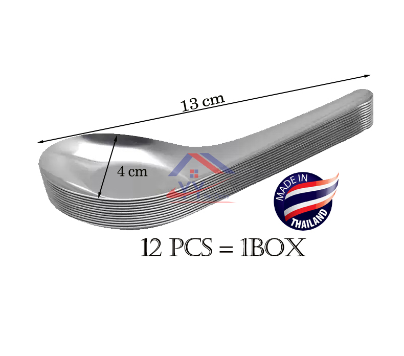 Zebra Thailand 12 Pcs Chinese Spoon SUS304/Chinese Spoon 12 Pcs/Soup ...