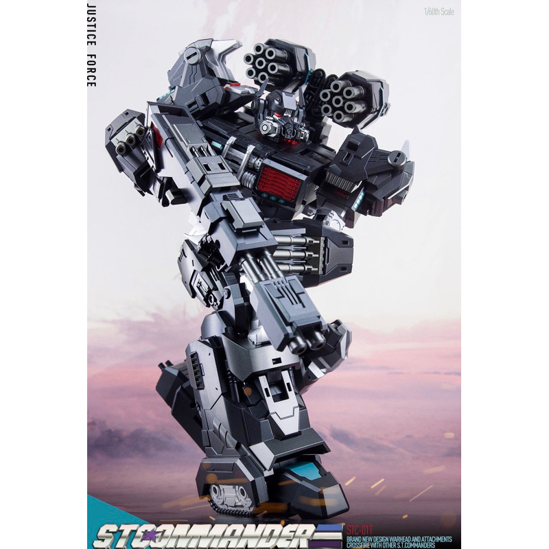 TFC Toys Transformable Robot - STC-01T Supreme Tactical Commander Dark ...