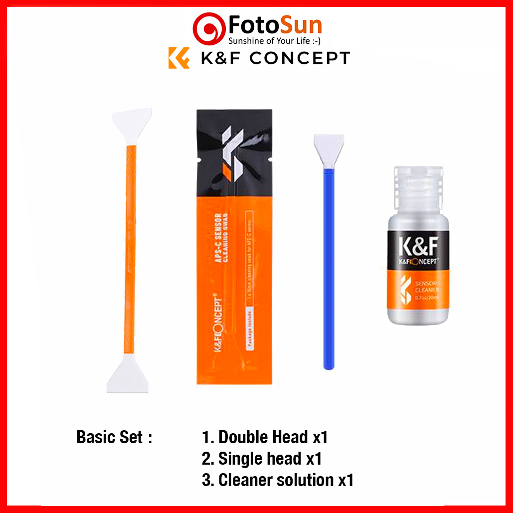 Sensor cleaner / Sensor clean / Cuci sensor camera K&F Concept | Shopee ...