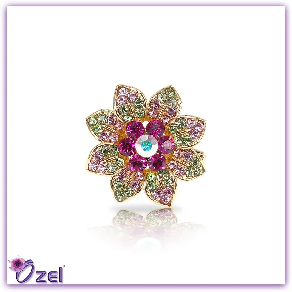 Ozel Brooch Daisy Family Flower BabyBrooch G44010 Pin Tudung, Hijab ...