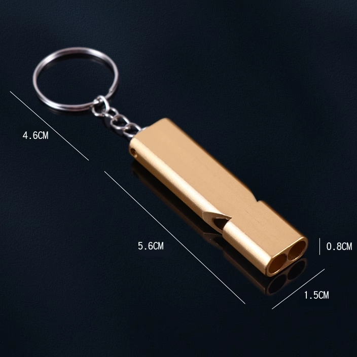 Aluminum Alloy High Frequency Whistle Emergency Outdoor Survive Whistle ...