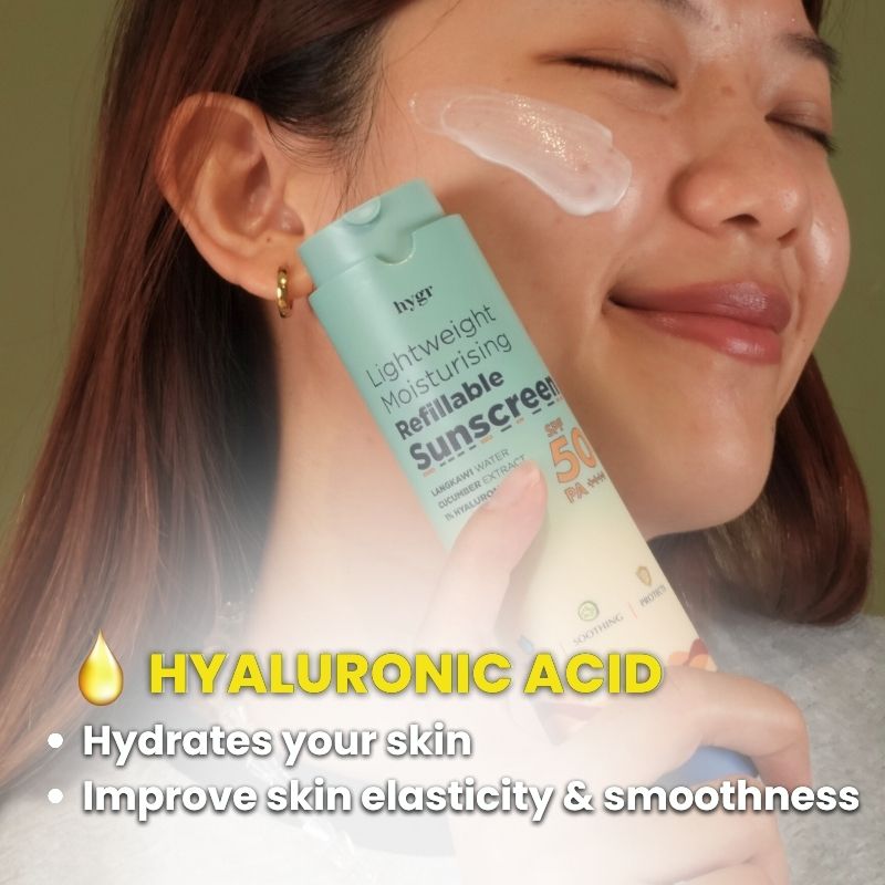 Hygr Sunscreen Lightweight Moisturising Refillable Langkawi Water SPF ...