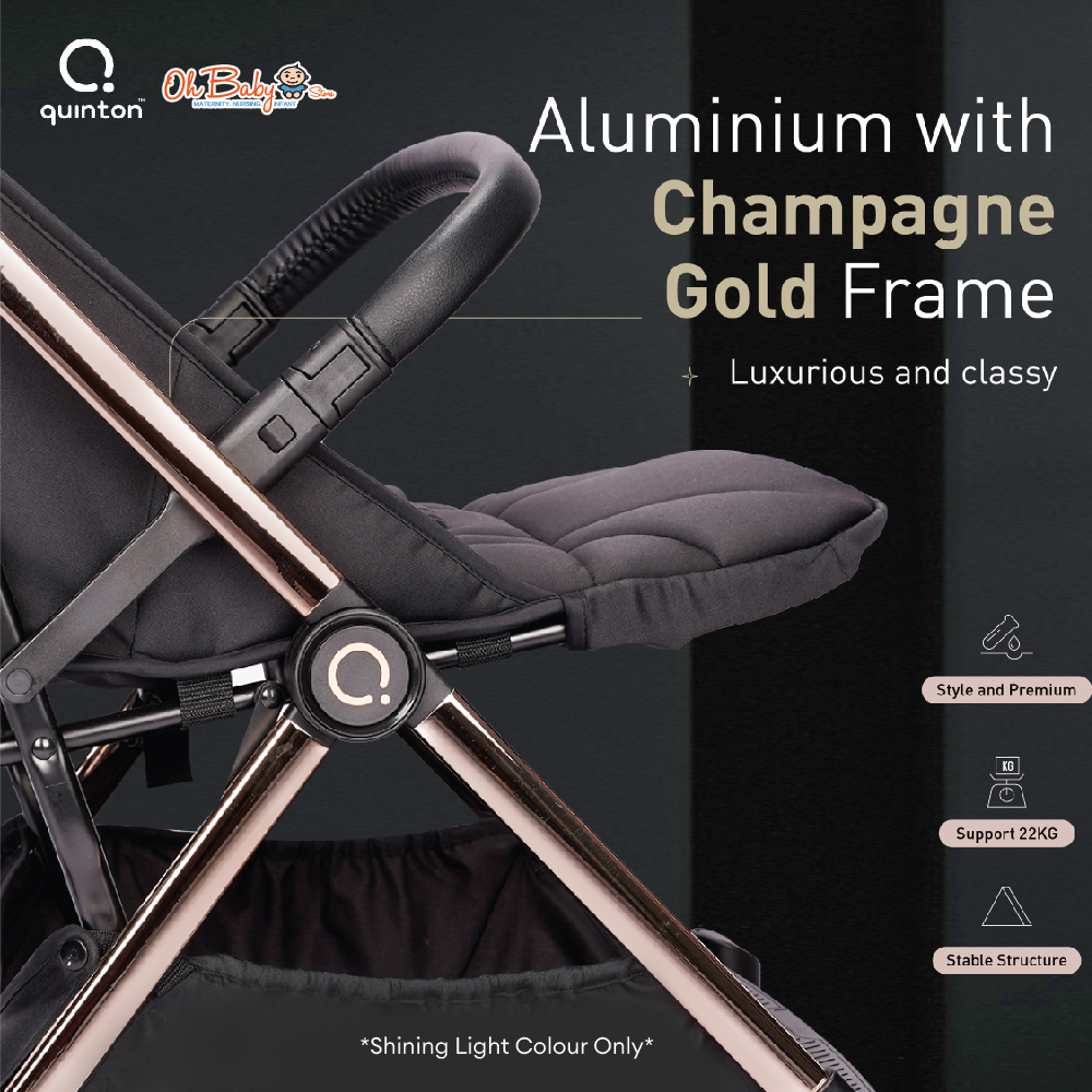 Quinton Light+ Auto Fold Stroller (0-22kg) | Shopee Malaysia
