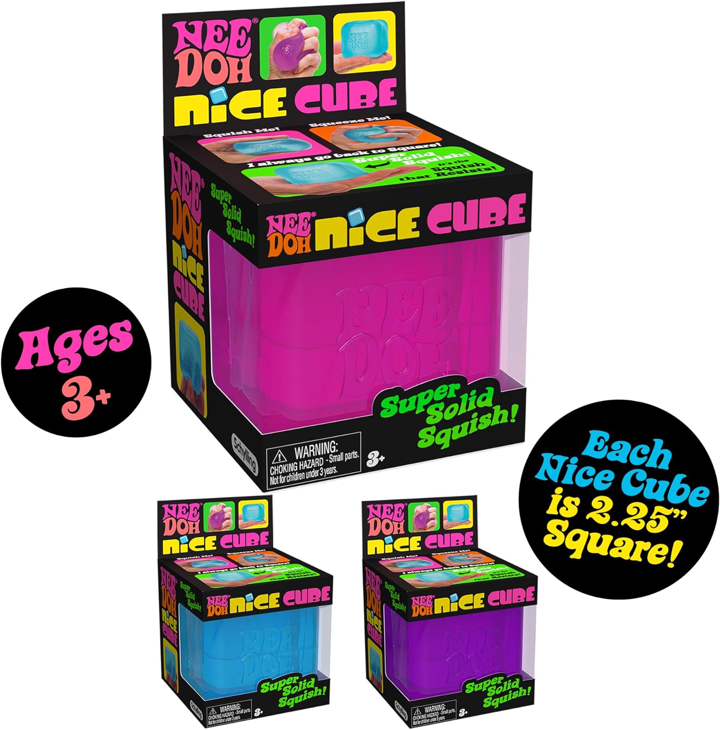 NeeDoh Nice Cube Squishy Fidget Toy ADHD Autism SPD | Shopee Malaysia