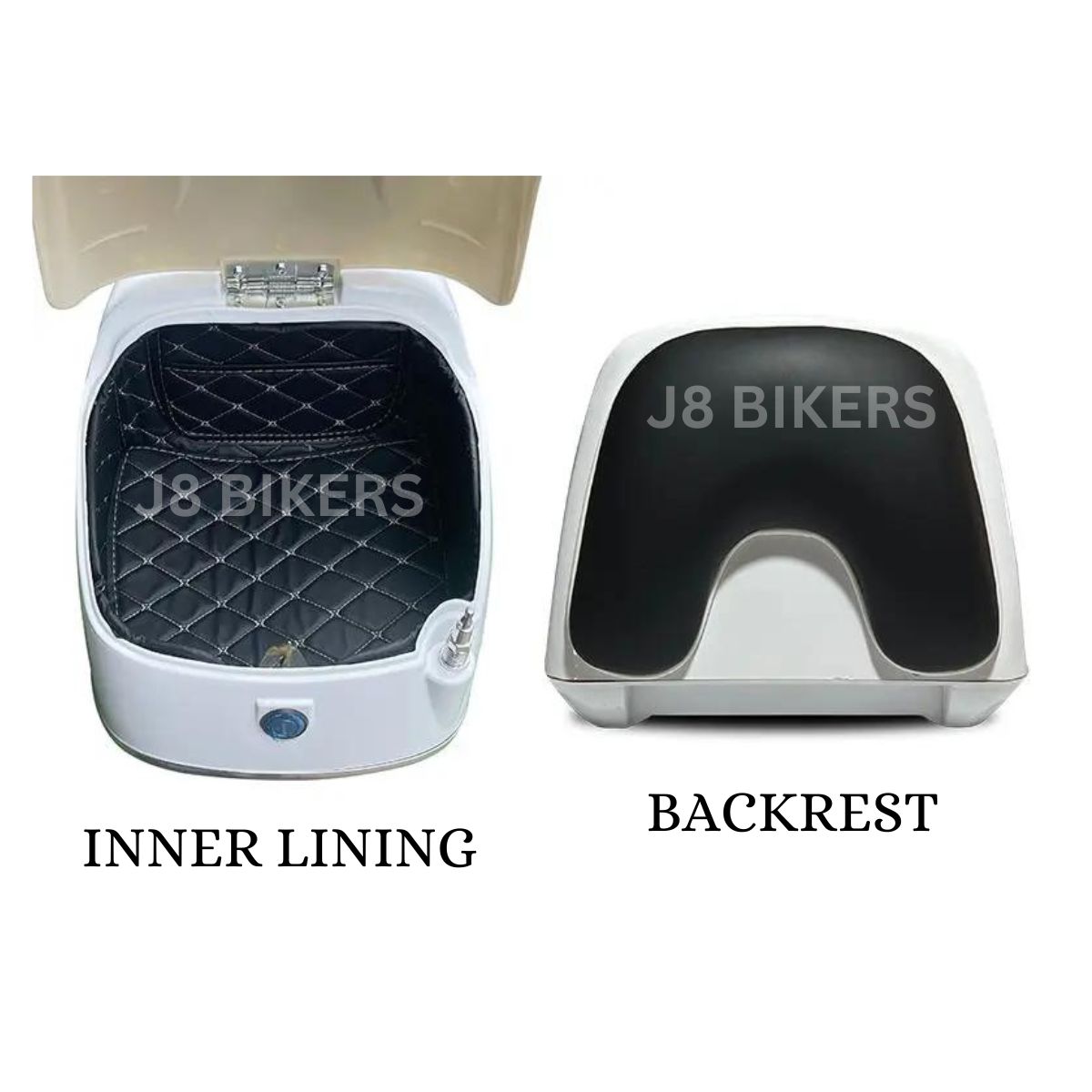 38L Vespa Royal Alloy Scomadi Universal Scooter Motorcycle Top Box Moto ...