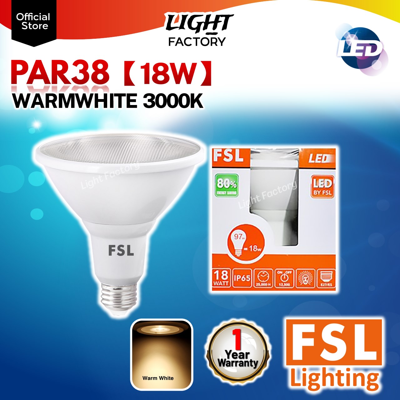 FSL PAR30 13W LED Bulb / PAR38 18W LED Bulb COB LED Spot Light Bulb PAR30 Bulb PAR38 Bulb ...