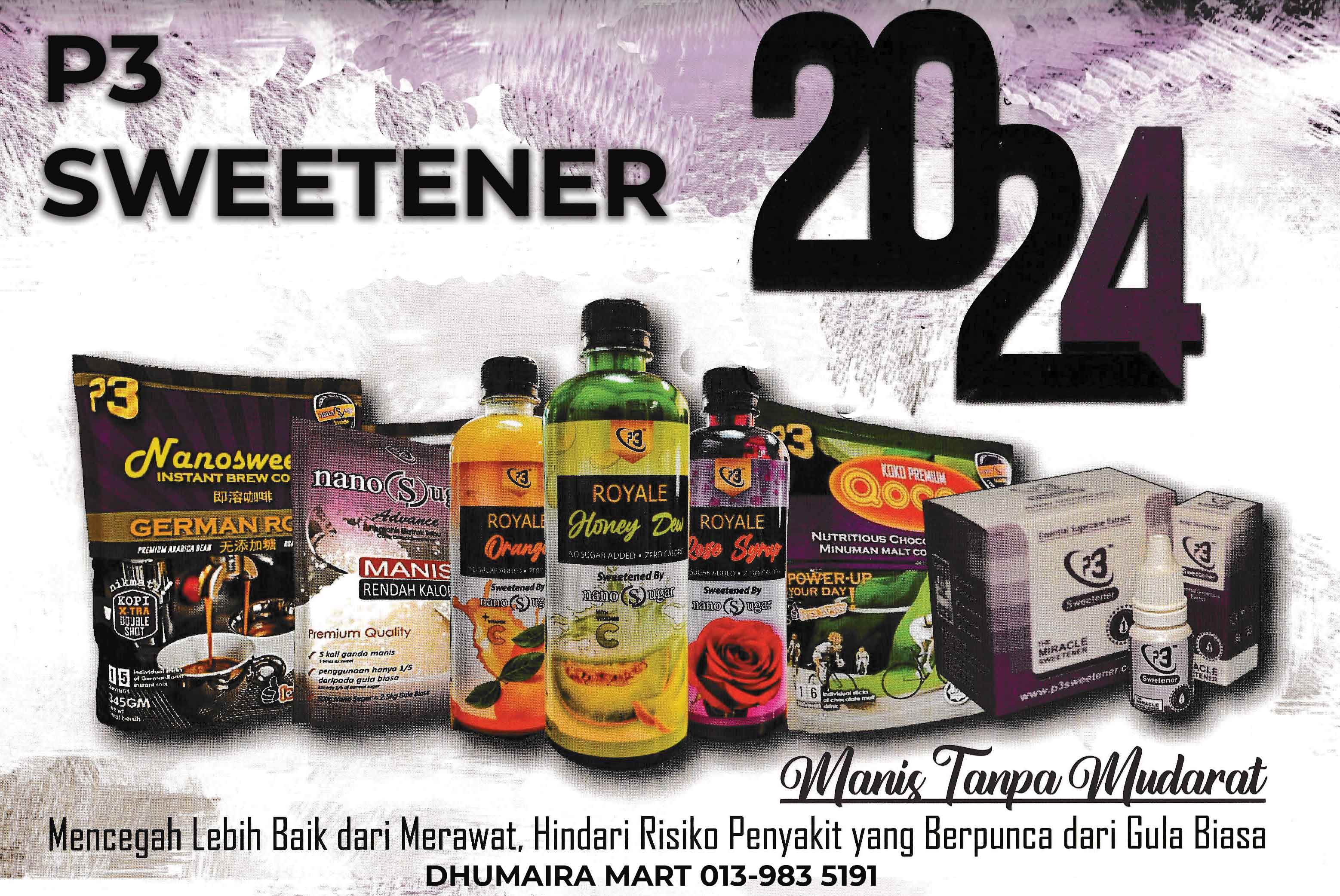 P3 TEH TARIK SACHA INCHI GULA NANO | Shopee Malaysia