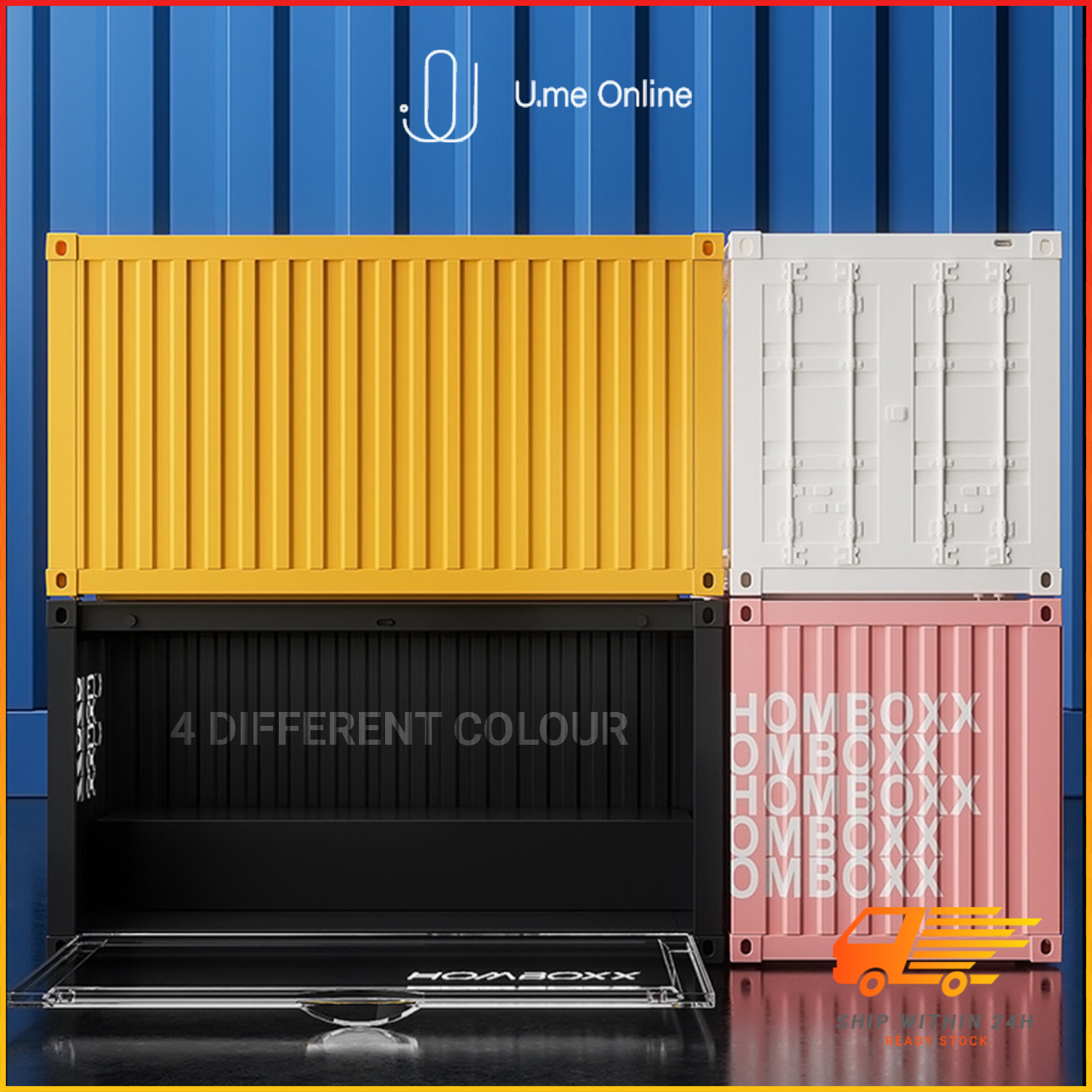 U.me Magnetic Container Design Storage Box Blind Box Acrylic Figurine ...