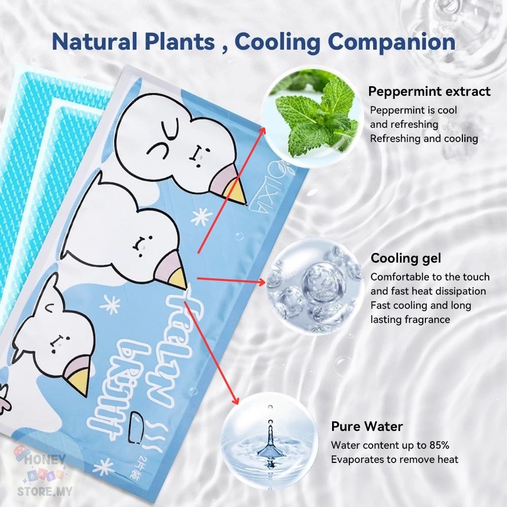 Cool Fever Baby Kool Fever Patch Cooling Gel Migraine Headache Pad ...