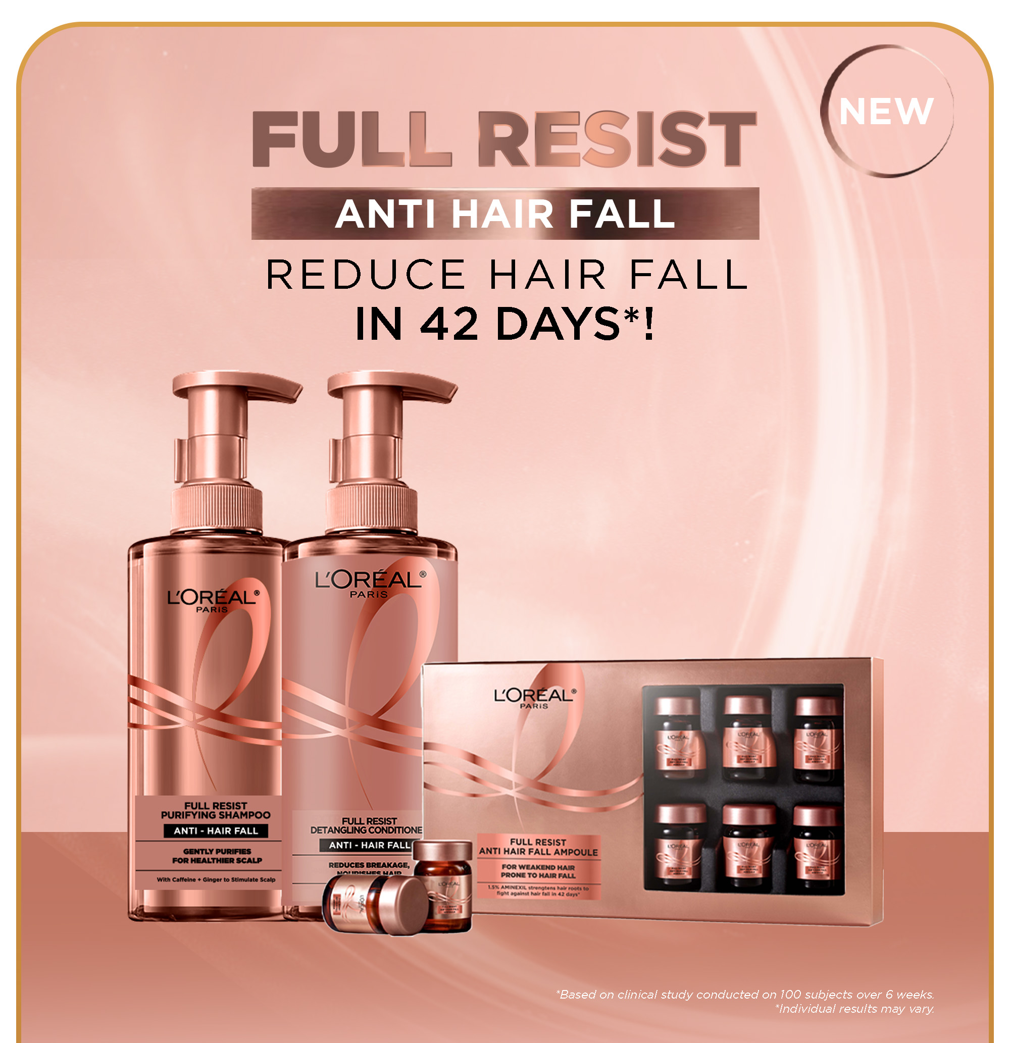 L'Oréal Paris Elseve Full Resist Anti Hair Loss Shampoo (440ml ...