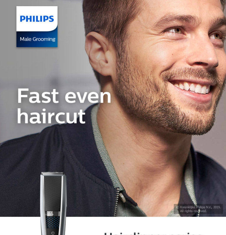 Philips 5000 Series Washable Hairclipper HC5630/15 Dual Use Hair ...