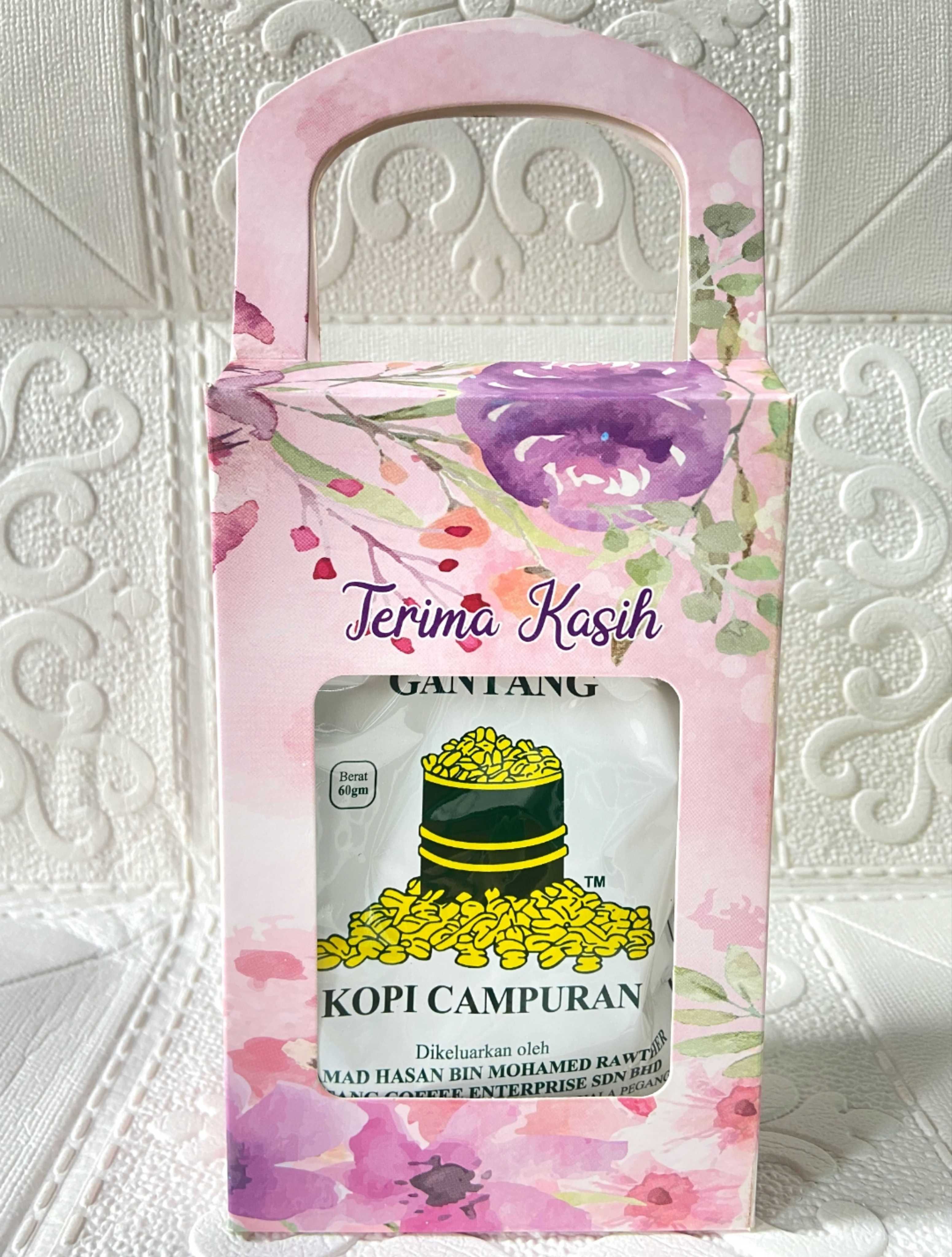 (50 packs) Kopi Cap Gantang 60gram Goodies, Gift Set + Kotak (ready ...