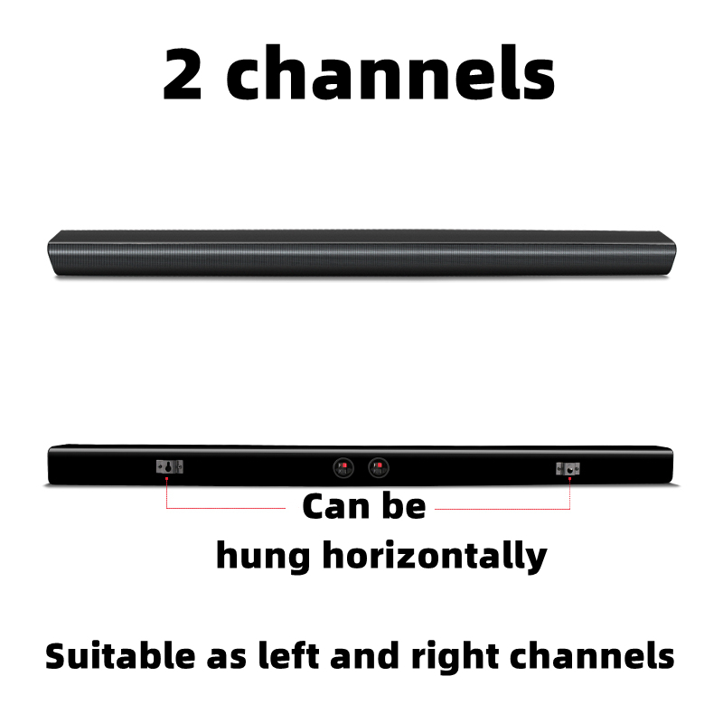 Home Passive Soundbar Speaker Surround Sound Center Speaker Audio Home ...