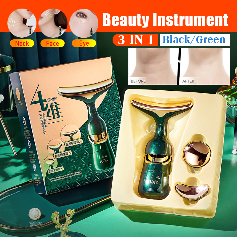 Neck & Face Massager Ultrasonic Face Beauty Device Electronic Facial ...