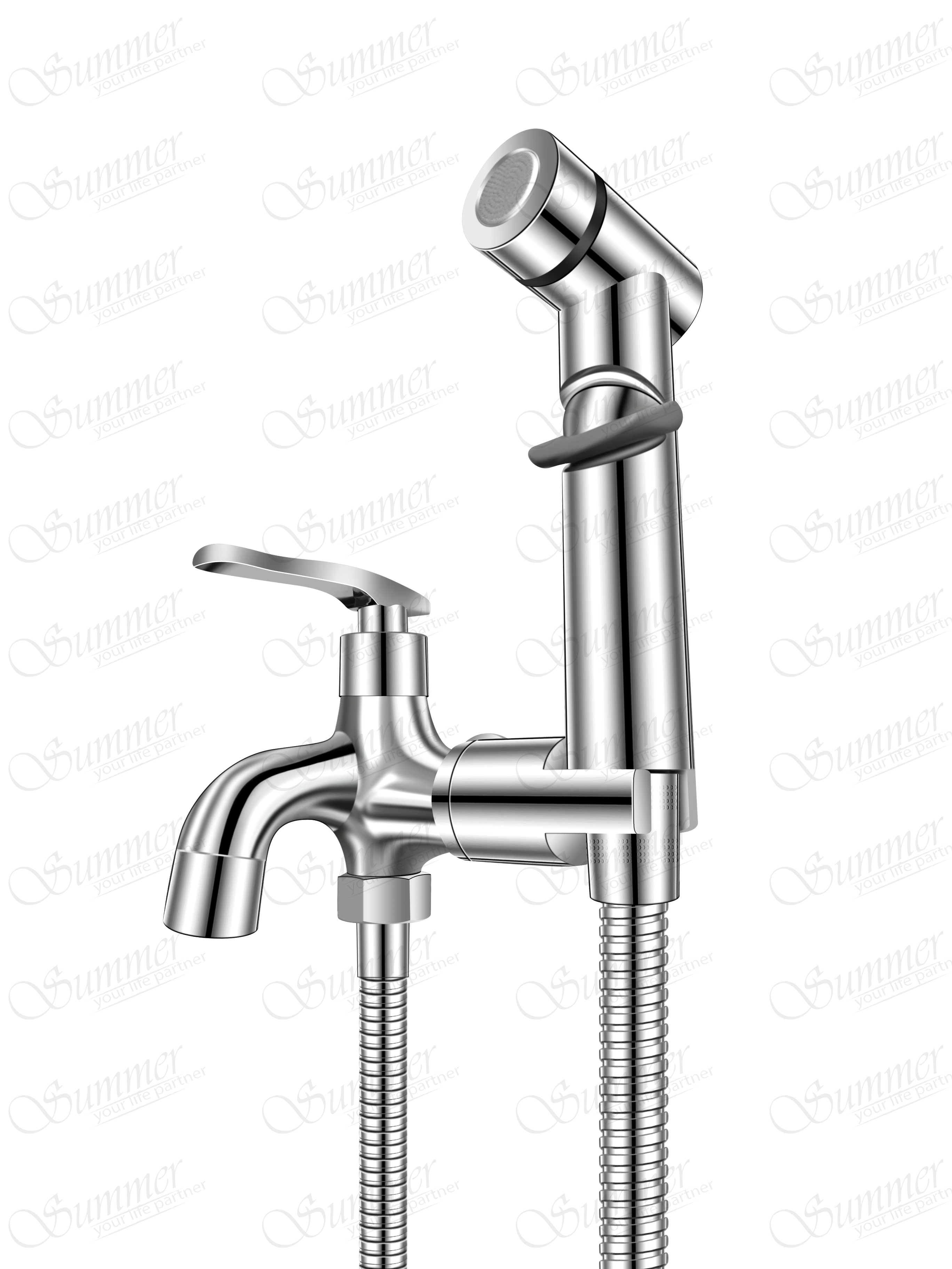 Adjustable ABS Hand Bidet (Suitable For Low Water Pressure Building ...