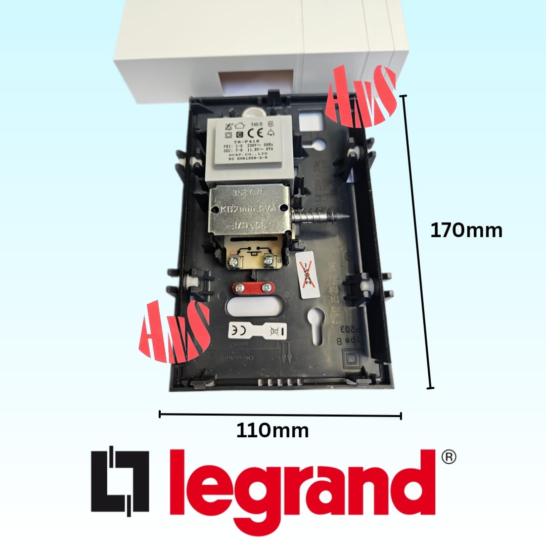 Legrand 641728 230VAC Door Chime Door Bell Ding Dong Chimes White ...
