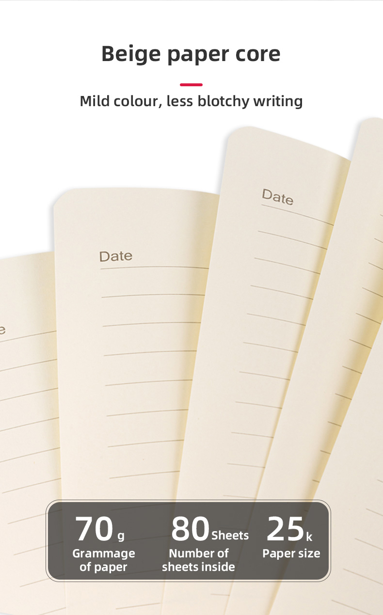 Deli Leather Cover Notebook 25K 160 Pages A5 Size Black Note Pad Journal Diary | Shopee Malaysia