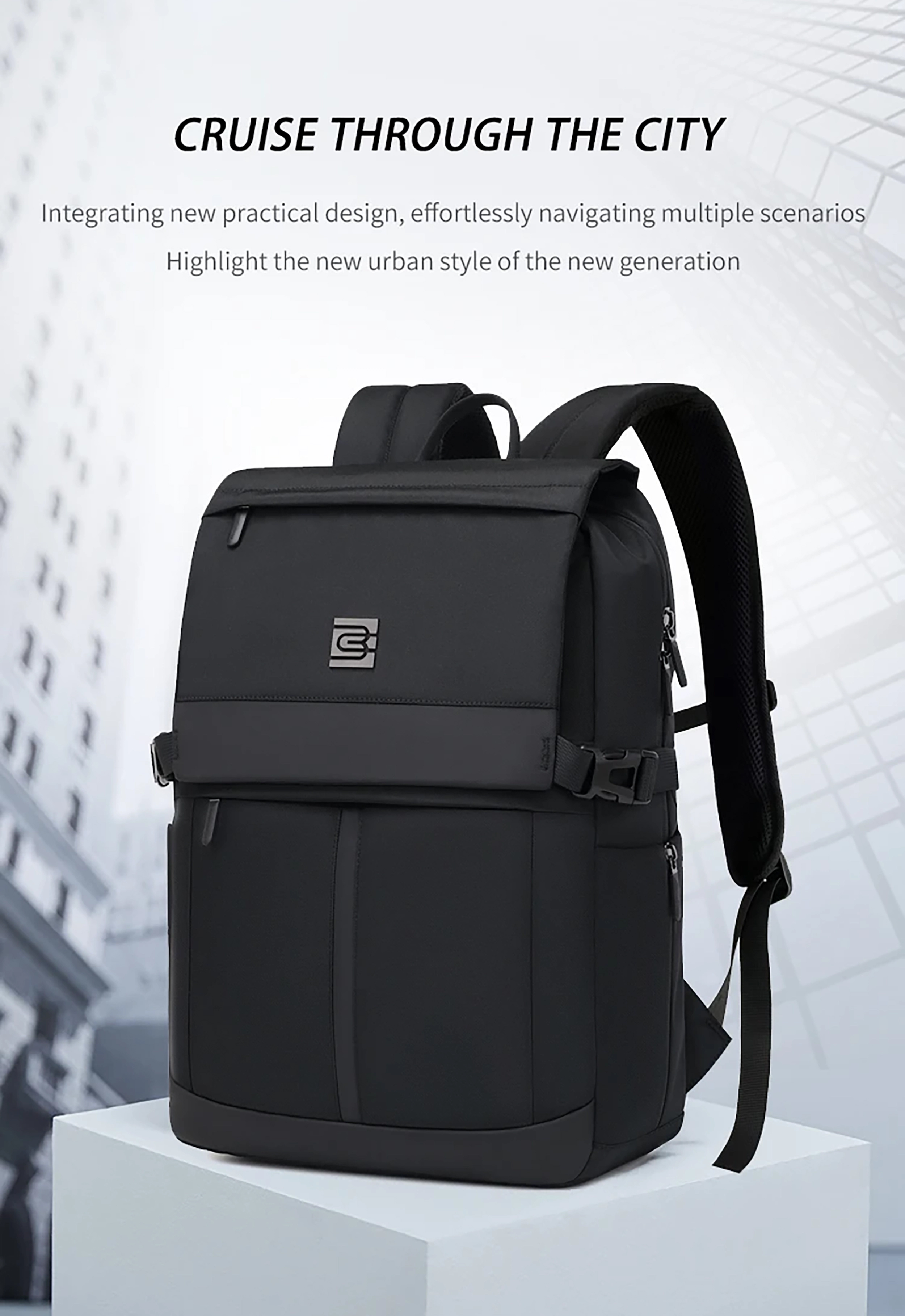 BRUNO CAVALLI Multifunctional Laptop Computer Backpack with Anti-Theft ...