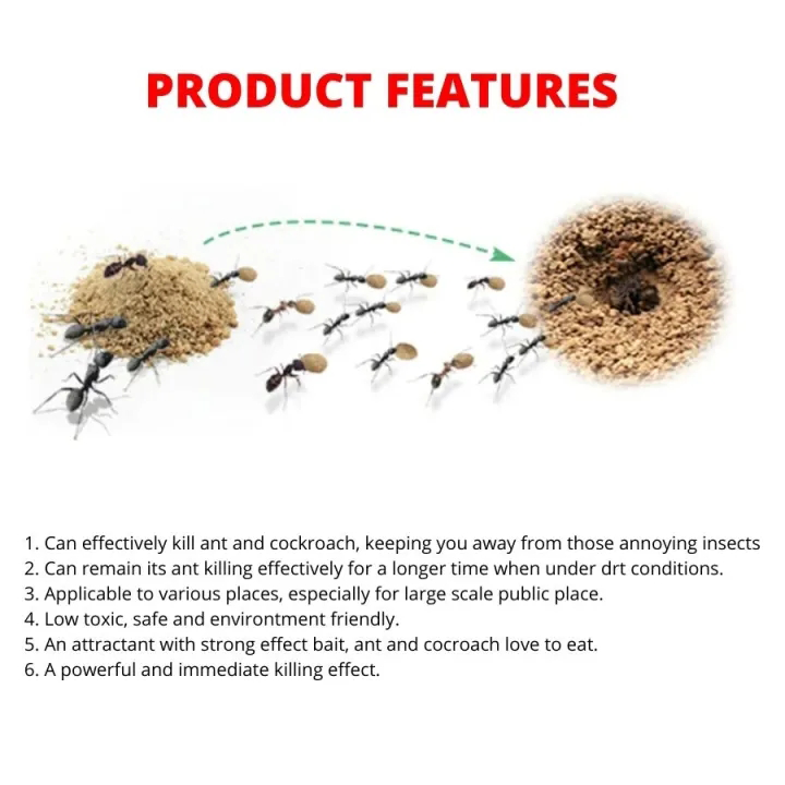Ant Killer Powder Cockroach Killing Bait Ant Killing Bait Cockroach ...