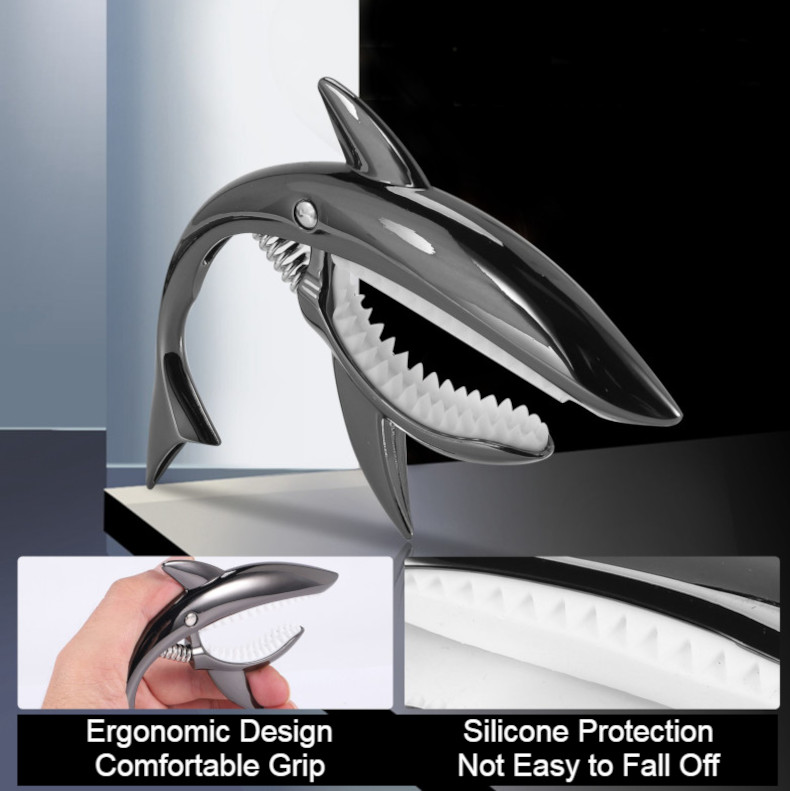 Guitar Capo Shark Design for Acoustic Guitar Electric Bass | Gitar Capo ...
