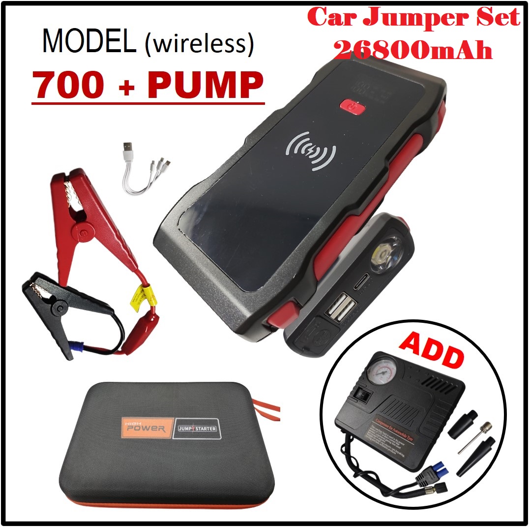 Mugen Car Jump Starter Pro V4 Car Power Bank 26800Mah with Tyre Pump ...