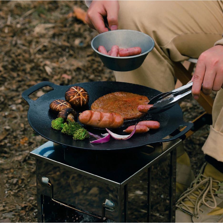 BBQ Grill Pan/Korea Non-stick Grill Pan Smokeless Grill Pan/ Outdoor ...