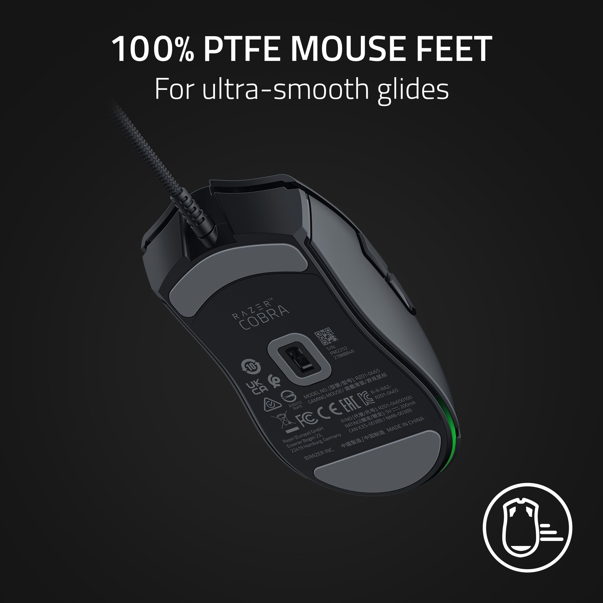 Razer Cobra Wired Gaming Mouse | 58g Lightweight Design Chroma RGB ...