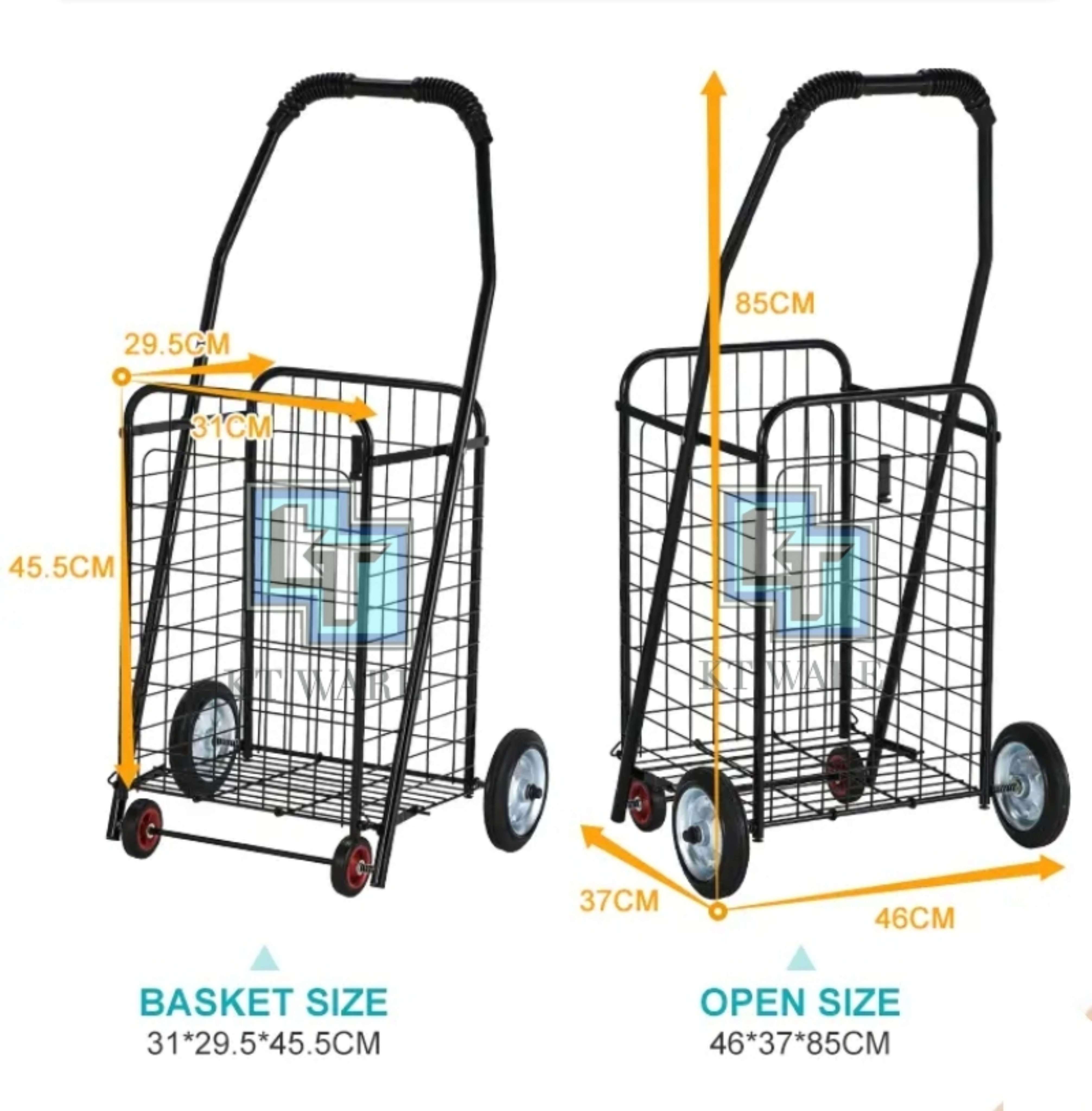 KT WARE Market trolley / multi cart shopping cart / pasar troli / troli ...